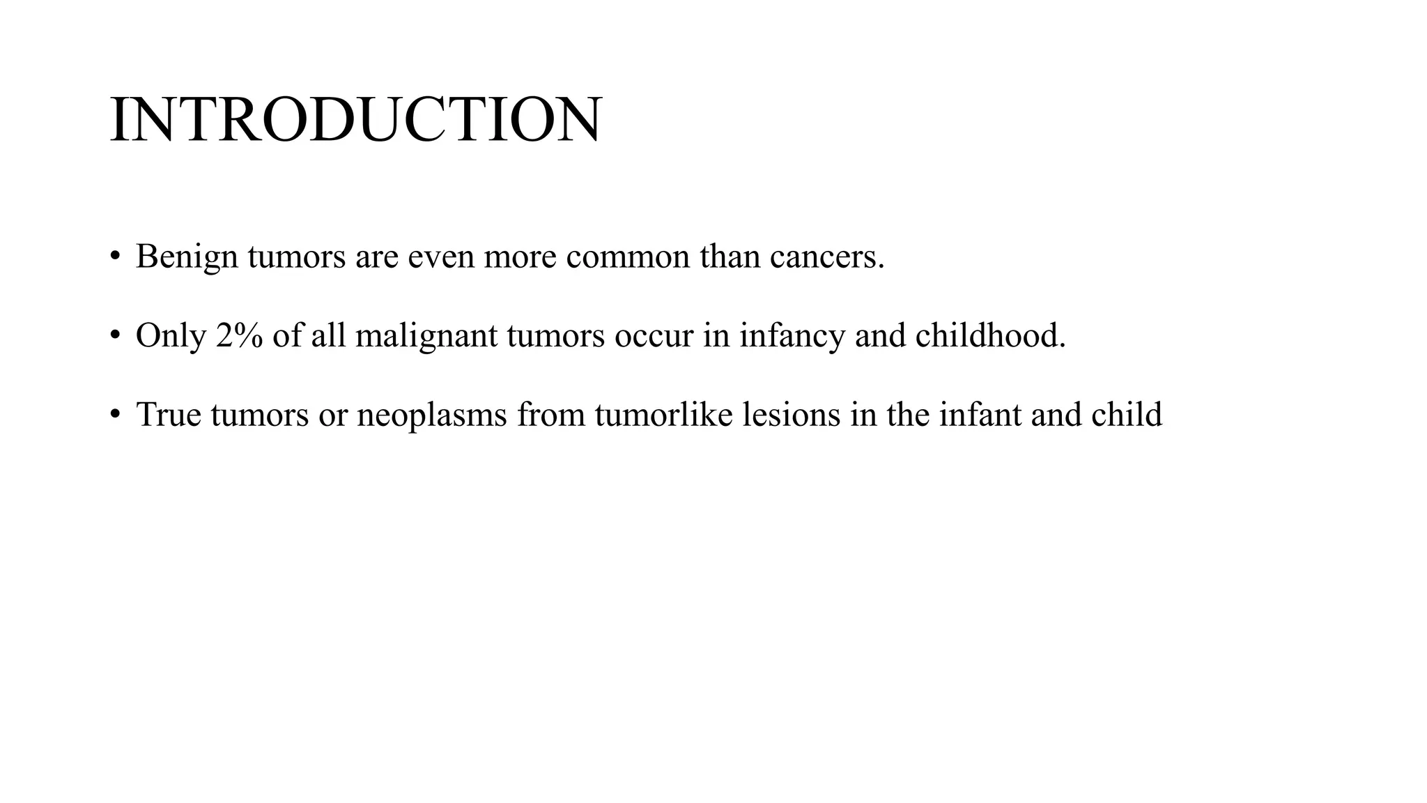 TUMOR OF INFANCY & CHILDHOOD in Pathology | PPTX