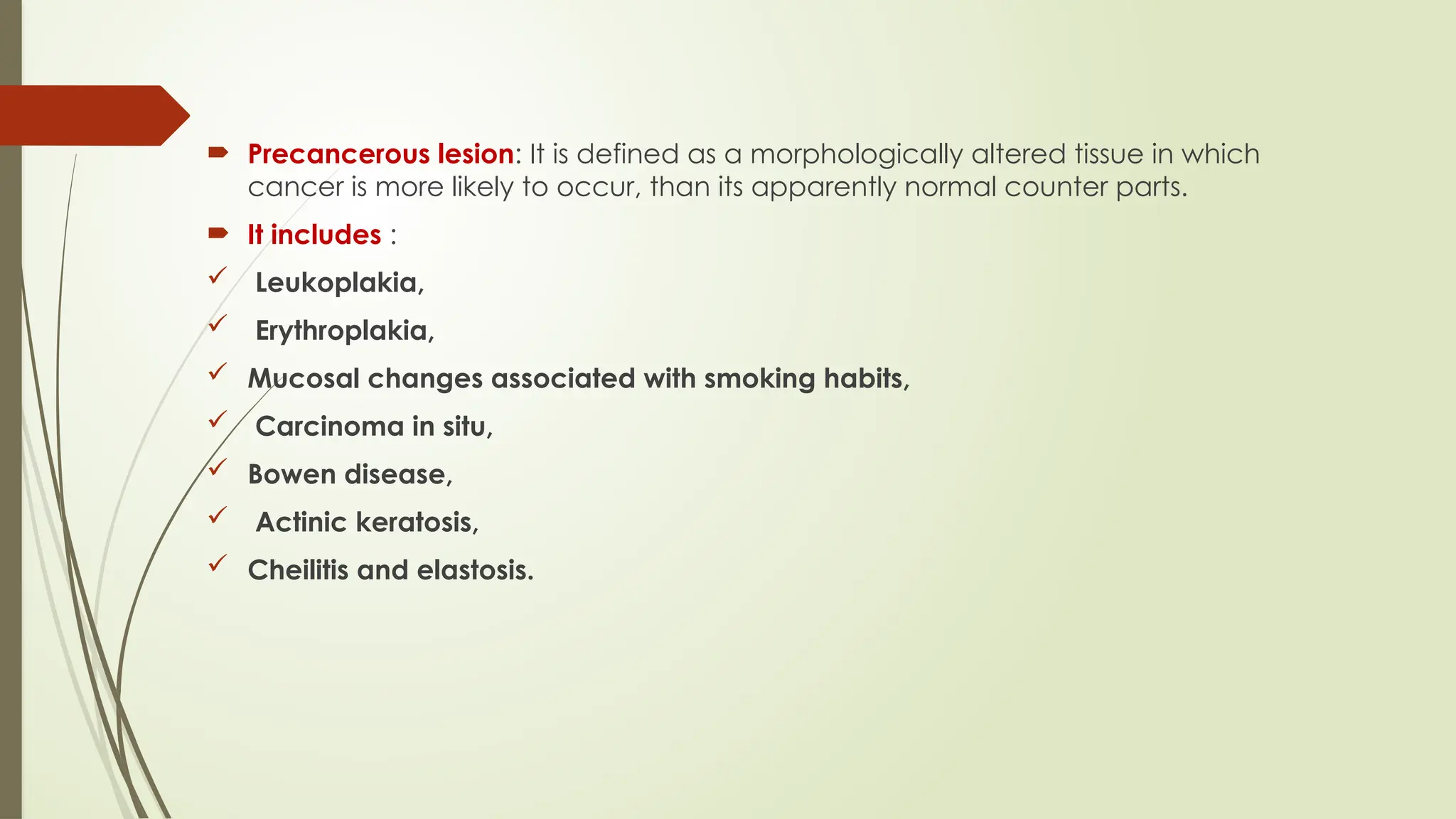 Tumors and Precancerous Lesions and how to distinguish them | PPTX
