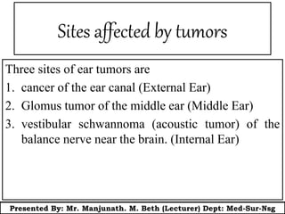Tumors (ears) | PPTX