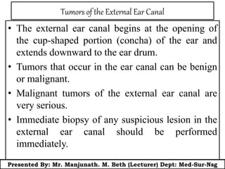 Tumors (ears) | PPTX