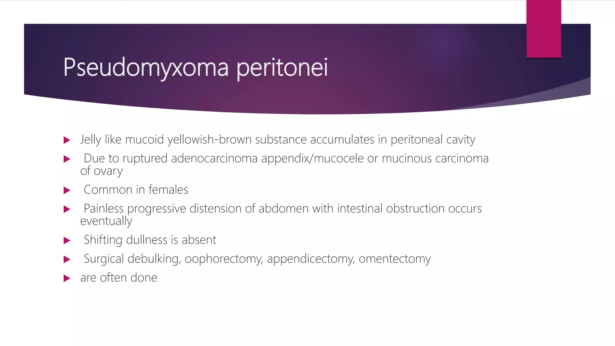 Tumors of appendix | PPTX