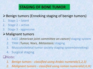 Tumors of bone | PPTX