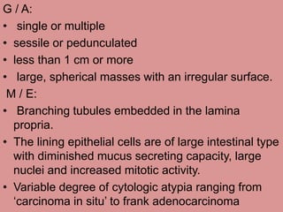 Tumors of colon | PPTX