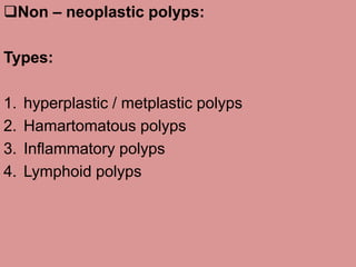Tumors of colon | PPTX