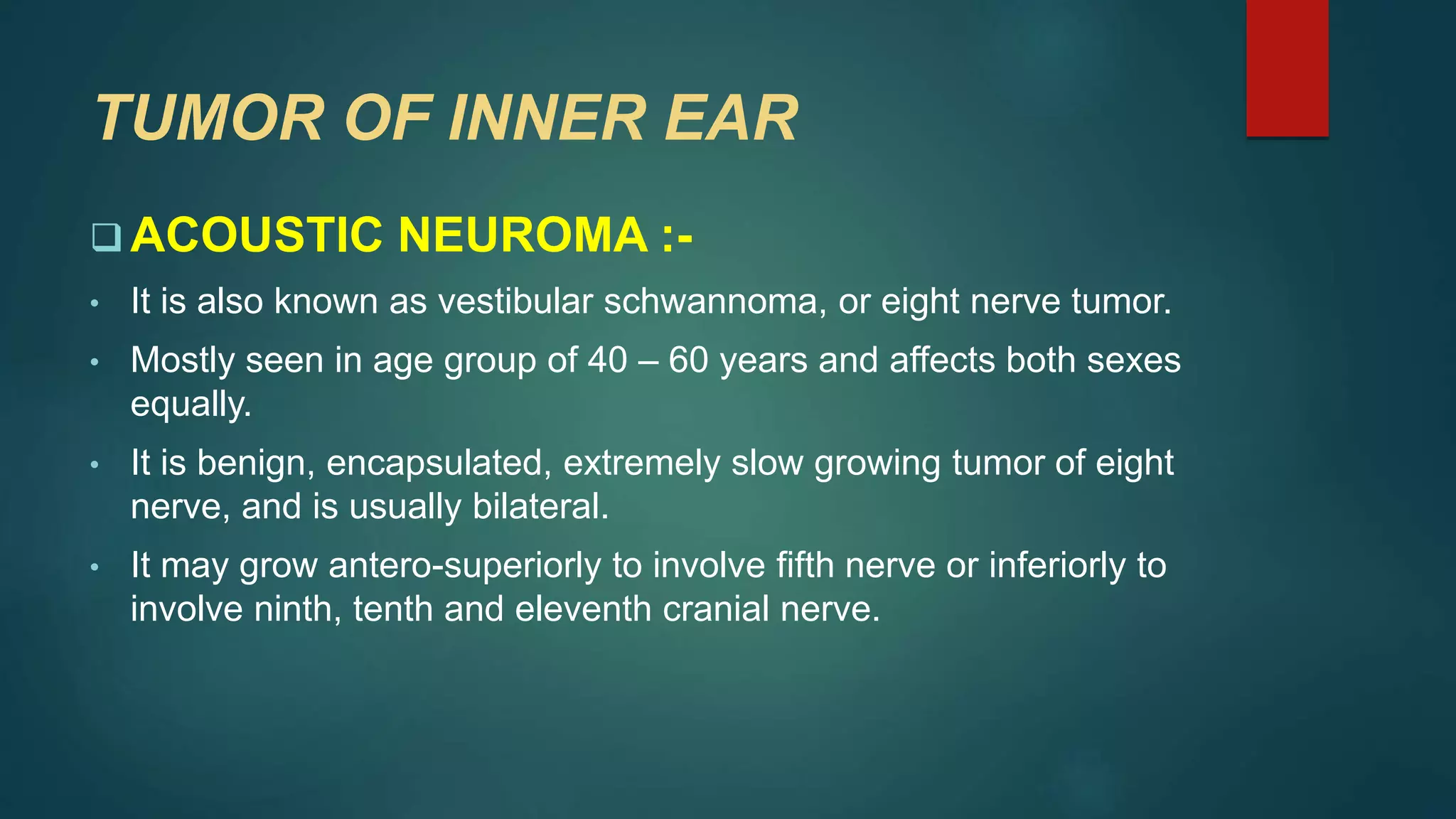 TUMORS OF EAR | PPTX