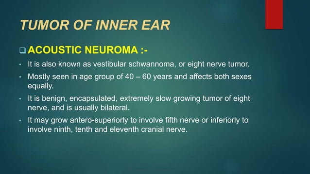 TUMORS OF EAR | PPTX