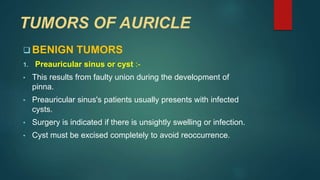 TUMORS OF EAR | PPTX