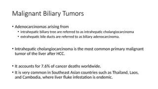 Tumors of Gallbladder and bile and their morphology.pptx