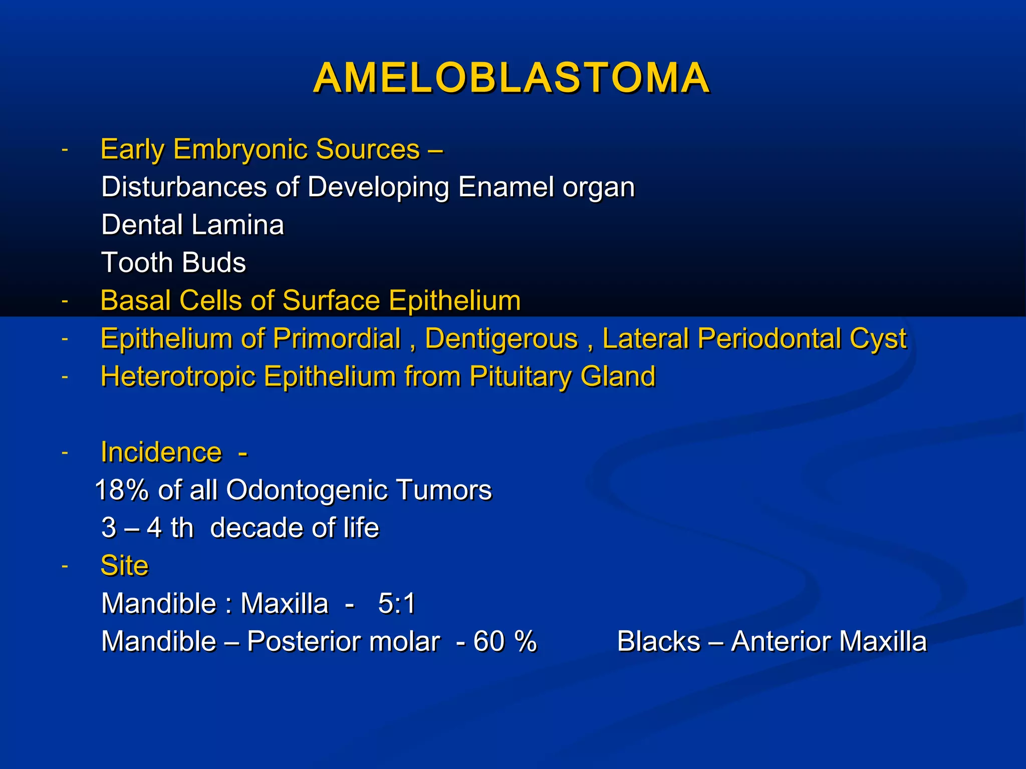 Tumors of jaw bones | PPT