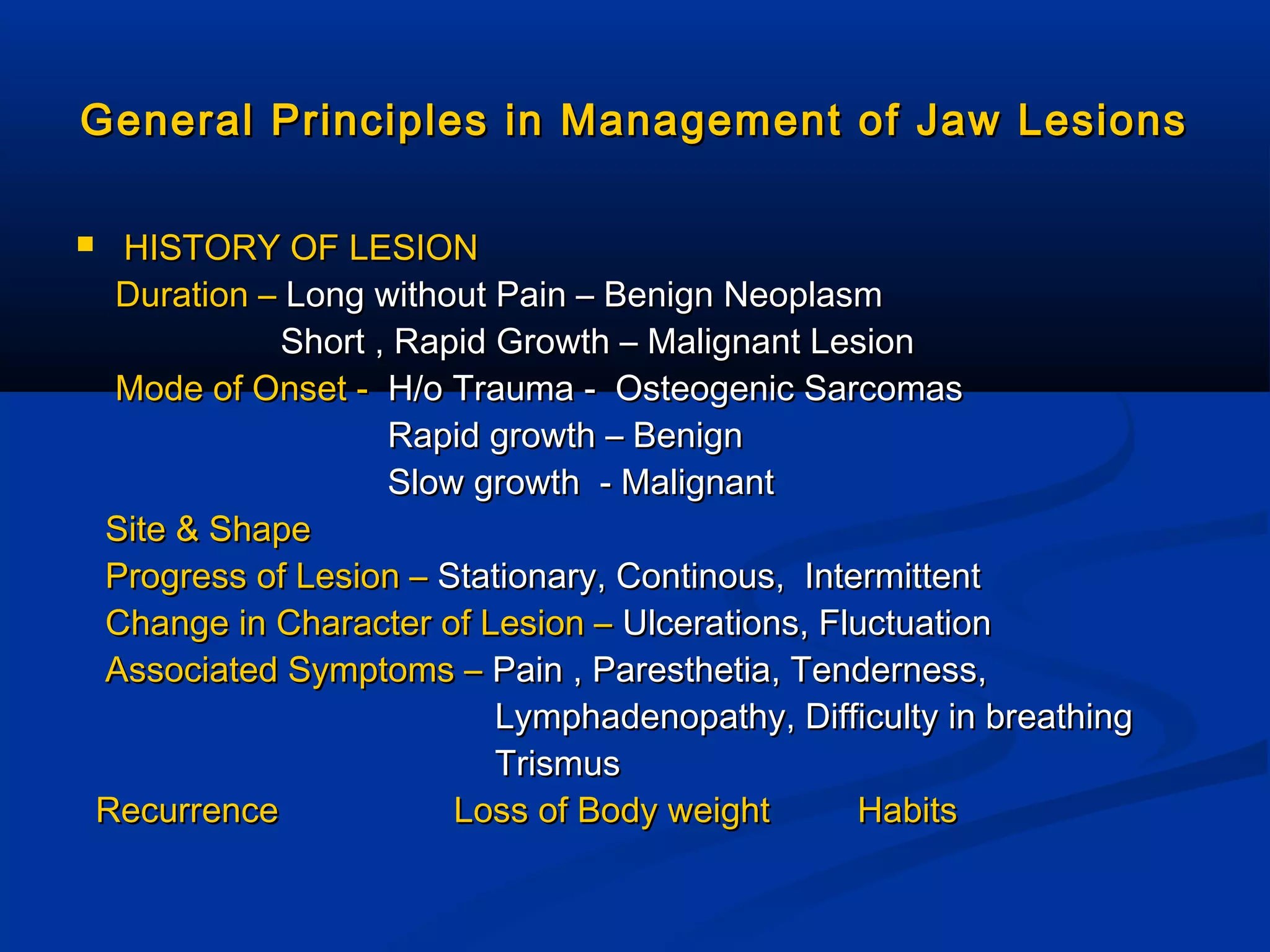 Tumors of jaw bones | PPT