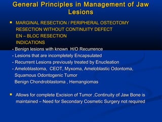 Tumors Of Jaw Bones Ppt