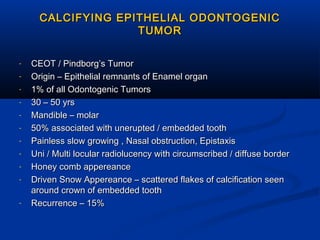 Tumors of jaw bones | PPT