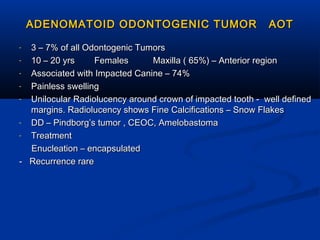 Tumors of jaw bones | PPT