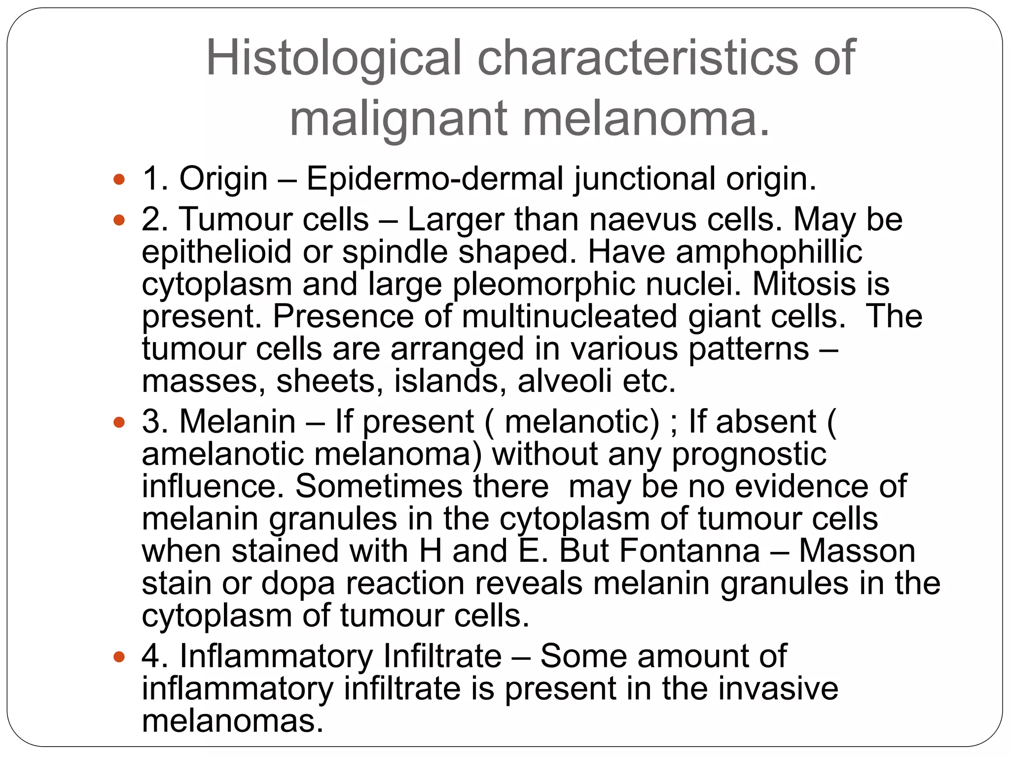 TUMORS OF MELANIN FORMING TISSUE.pptx