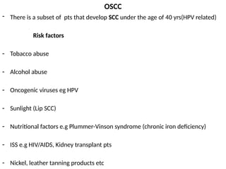 Tumors of Oral Cavity and related conditions.pptx