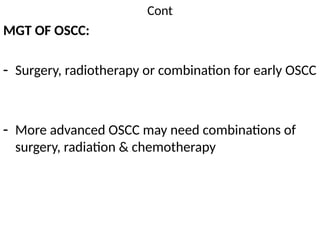 Tumors of Oral Cavity and related conditions.pptx