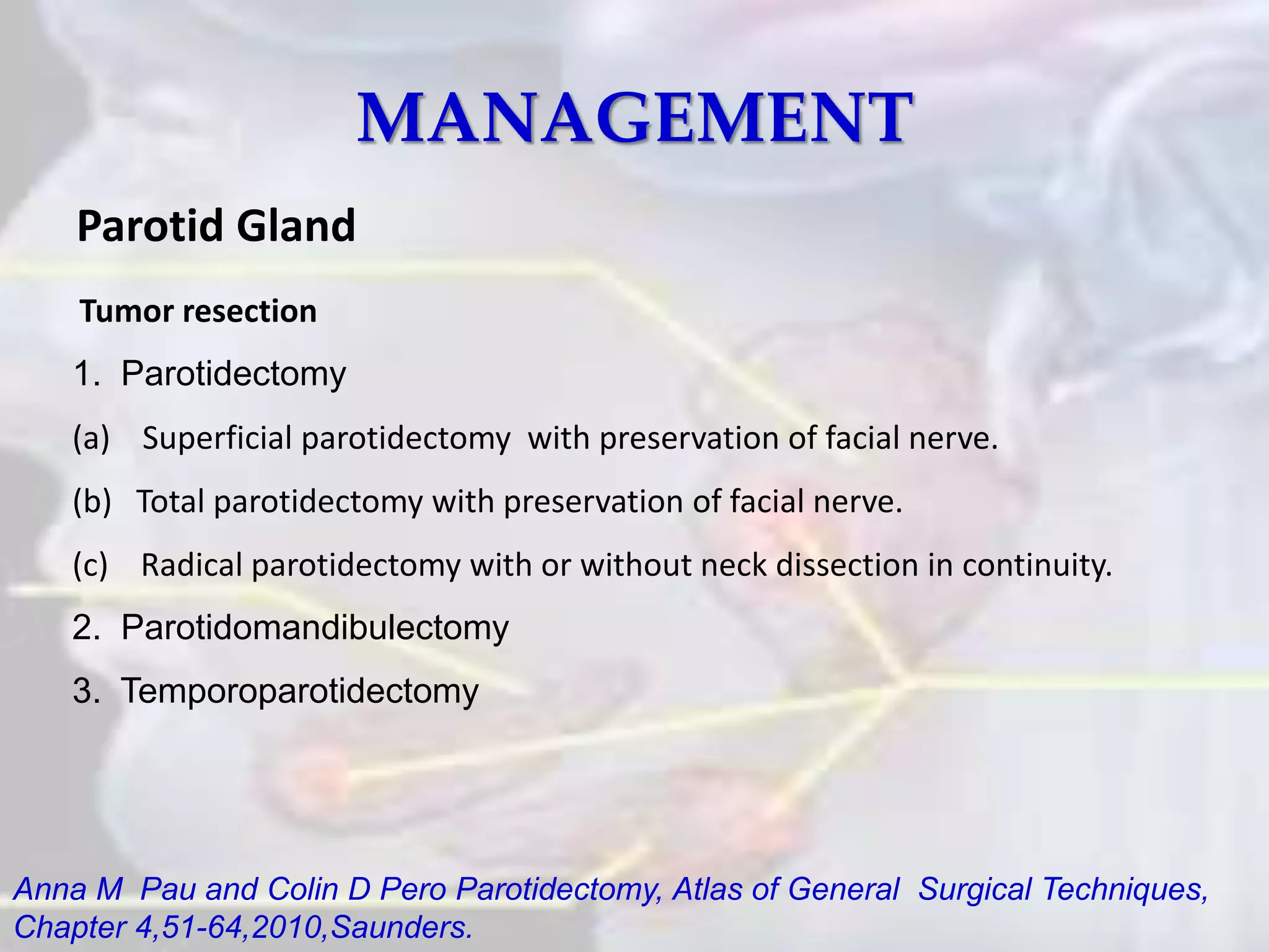 Tumors of salivary glands | PPTX