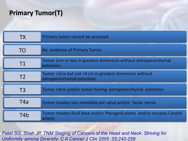 Tumors of salivary glands | PPTX
