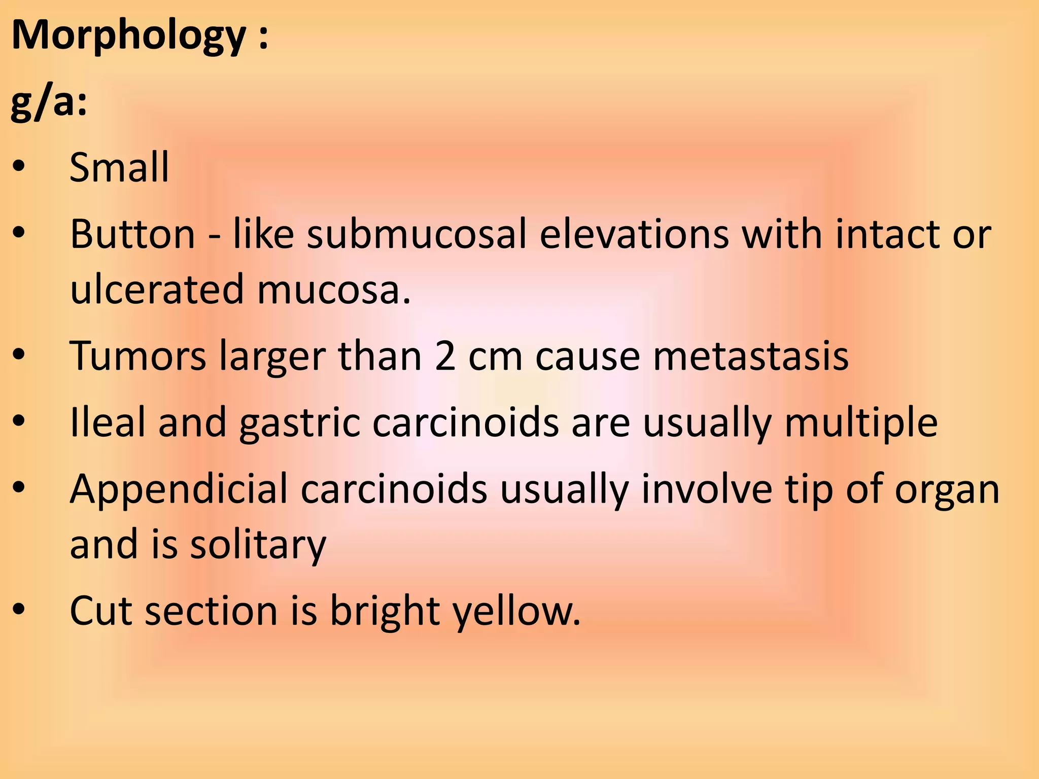 Tumors of small intestine | PPTX