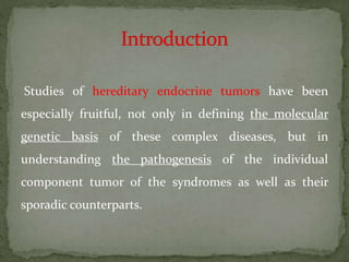 Tumors of the endocrine system | PPTX