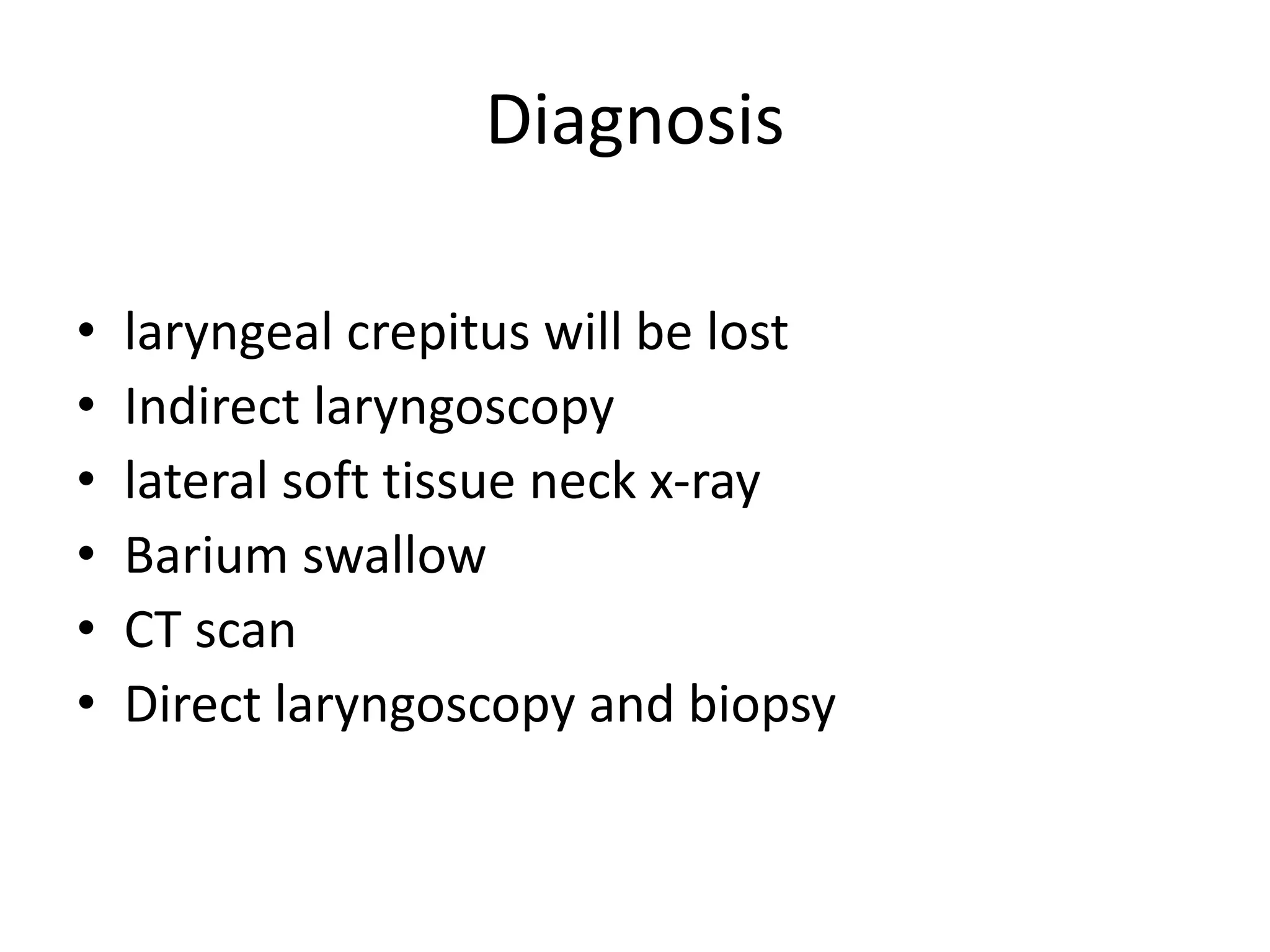 Tumors of the hypopharynx | PPTX