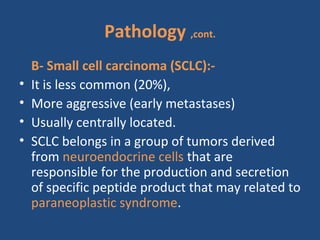 Tumors of the Lung and Surgery of Mediastinum | PPT
