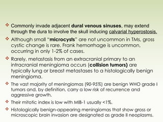 Imaging approach to Tumors of the Meninges | PPTX