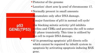Tumor suppressor genes | PPTX