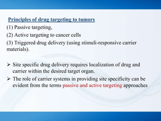 Tumor targeting | PPTX