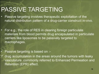 Tumor targeting 2nd presentation | PPT