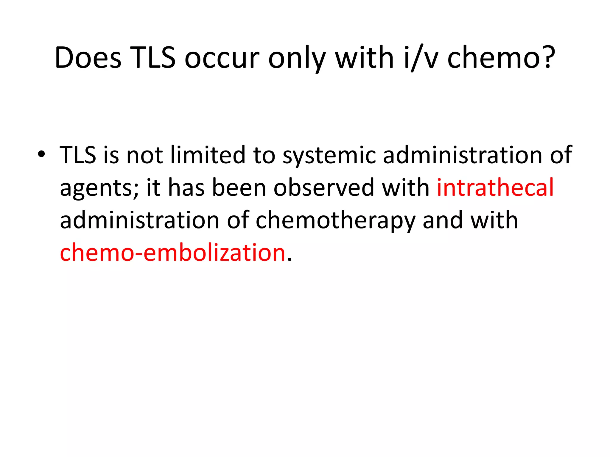 Tumour lysis sydrome | PPTX