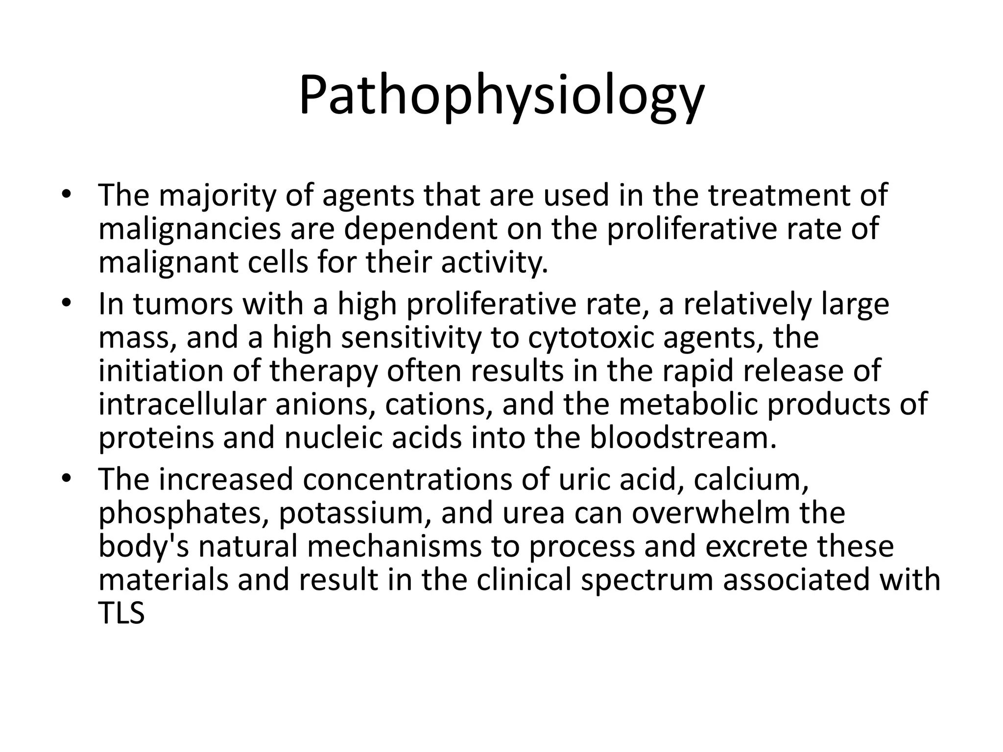 Tumour lysis sydrome | PPTX