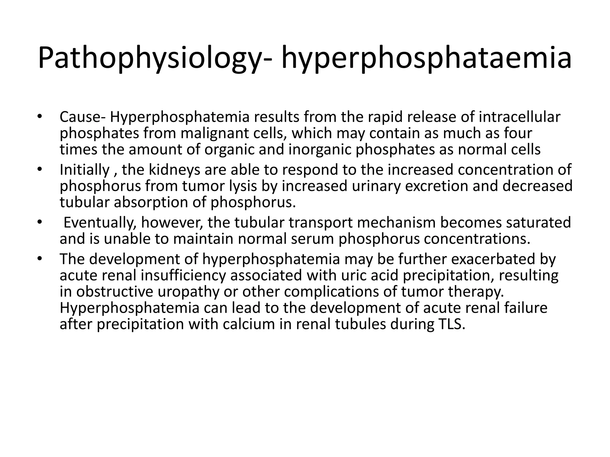 Tumour lysis sydrome | PPTX