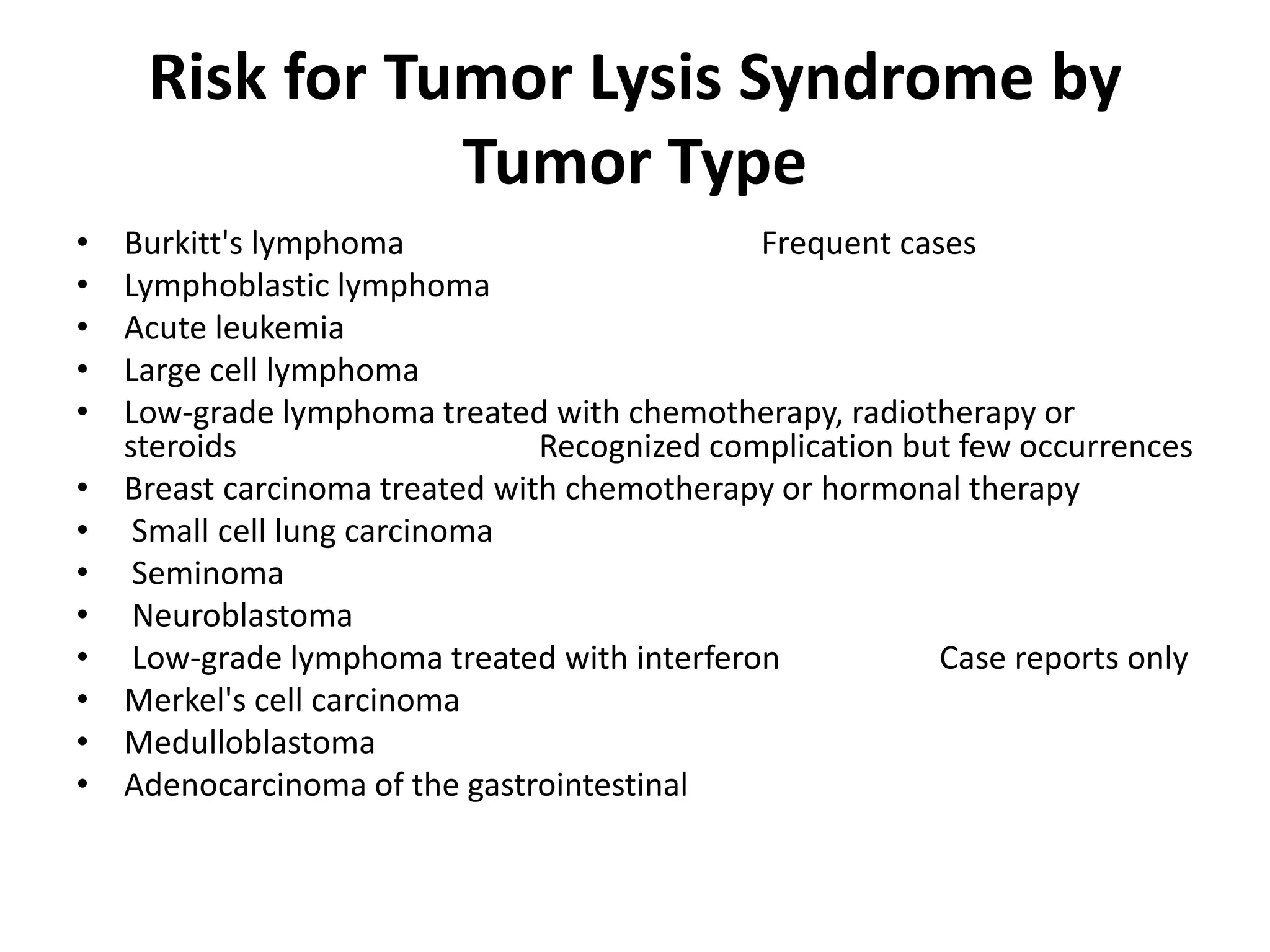 Tumour lysis sydrome | PPTX