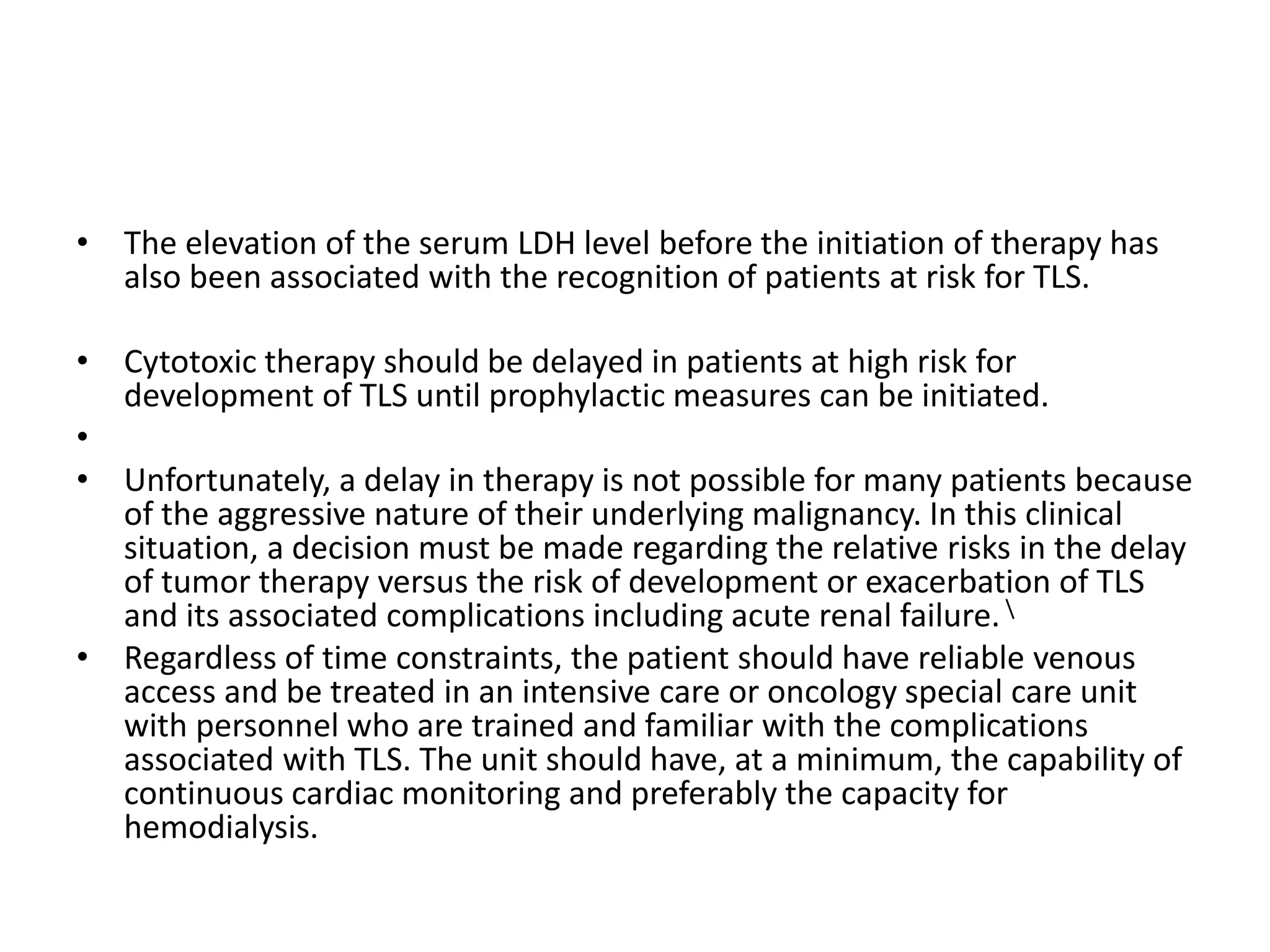 Tumour lysis sydrome | PPTX
