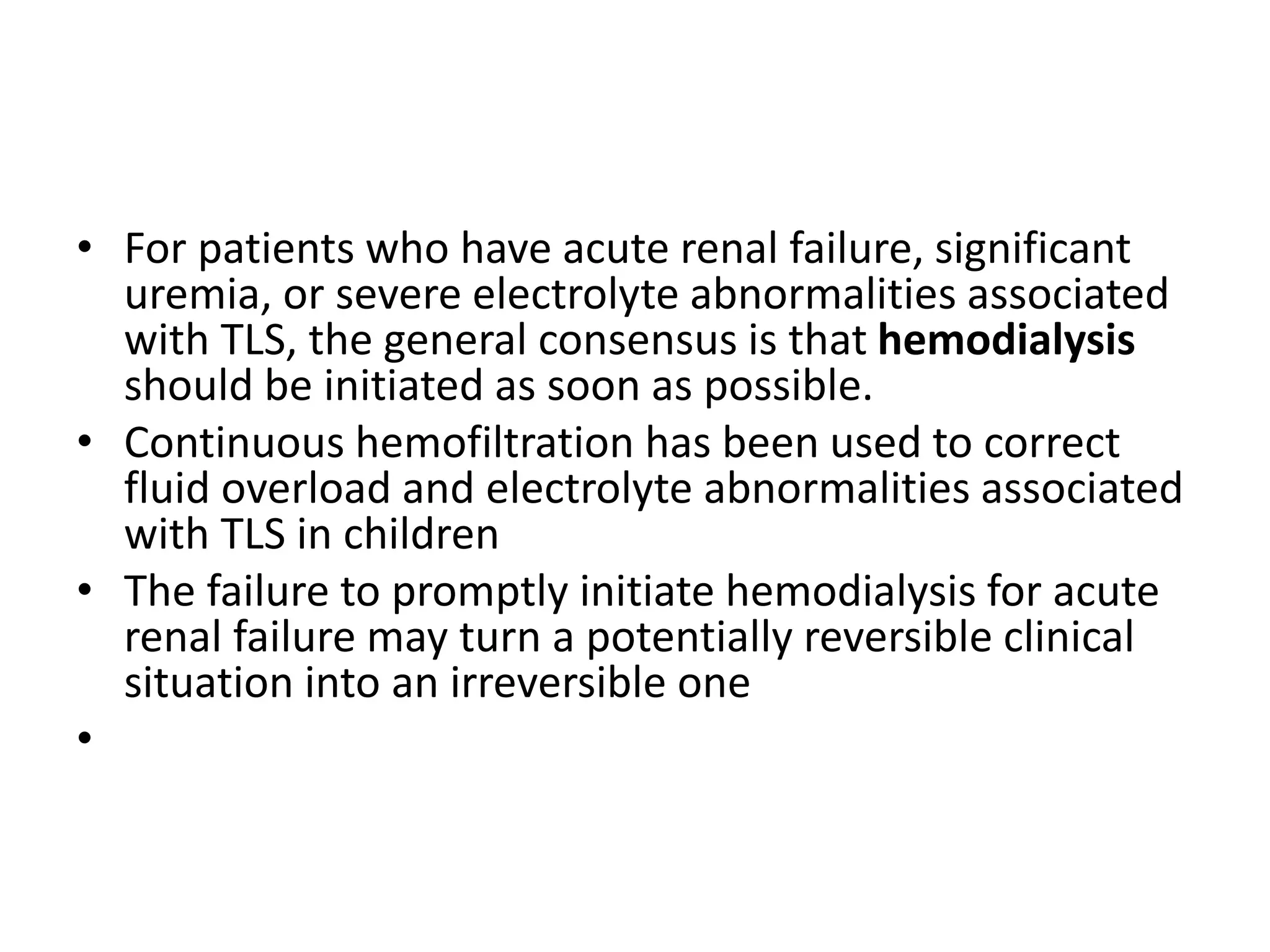 Tumour lysis sydrome | PPTX