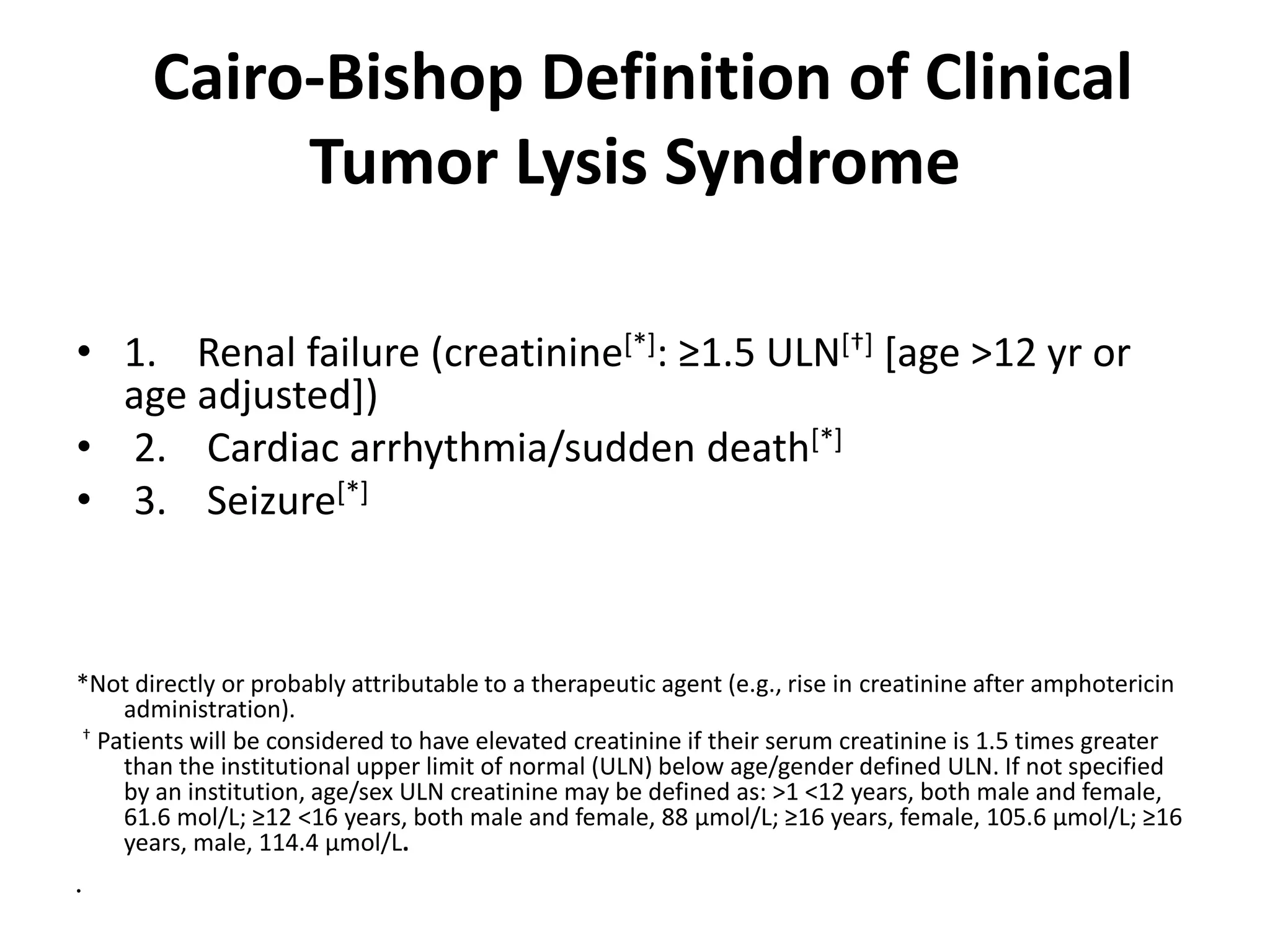 Tumour lysis sydrome | PPTX