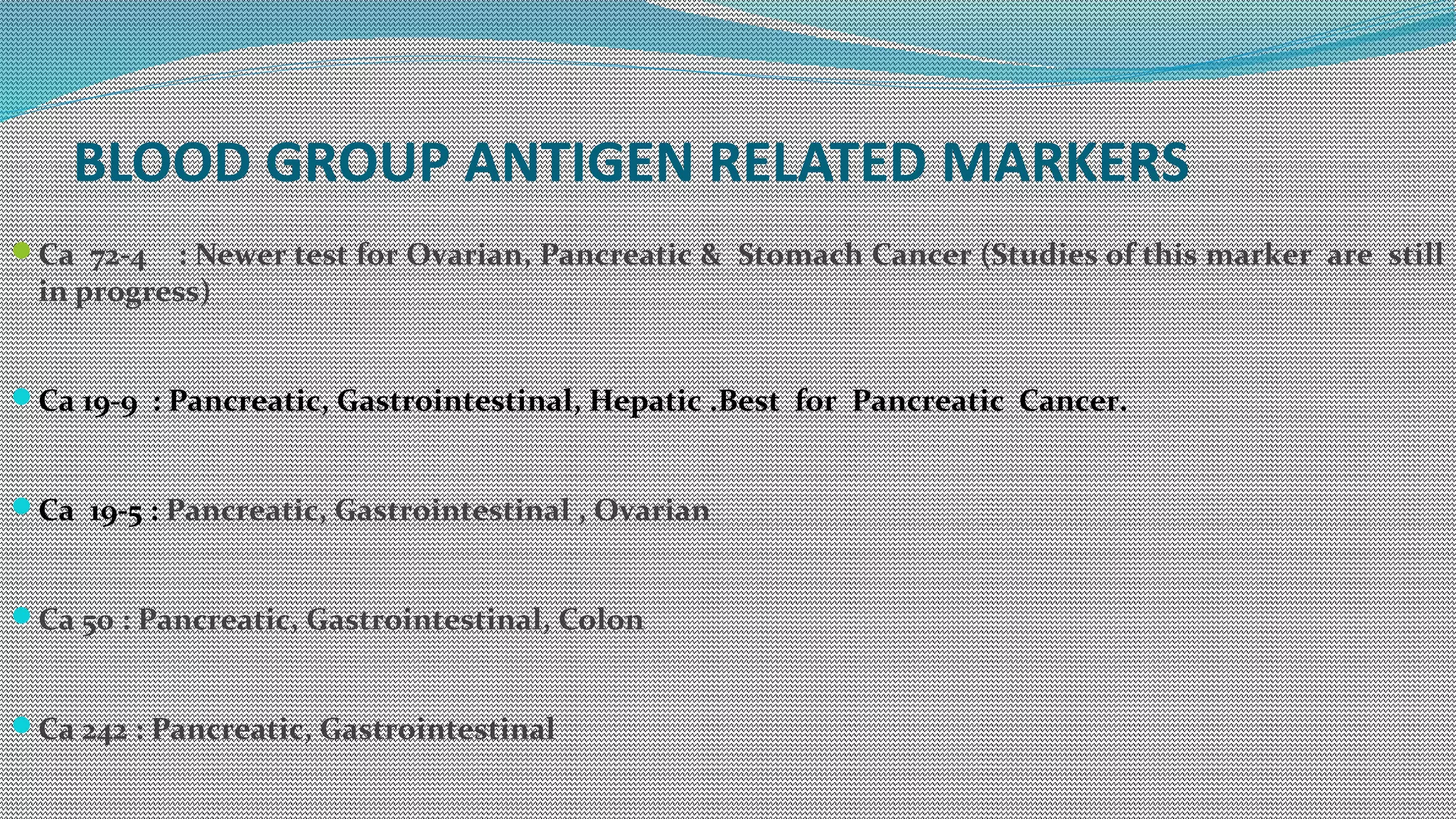 Tumour markers with Recent Advances | PPT