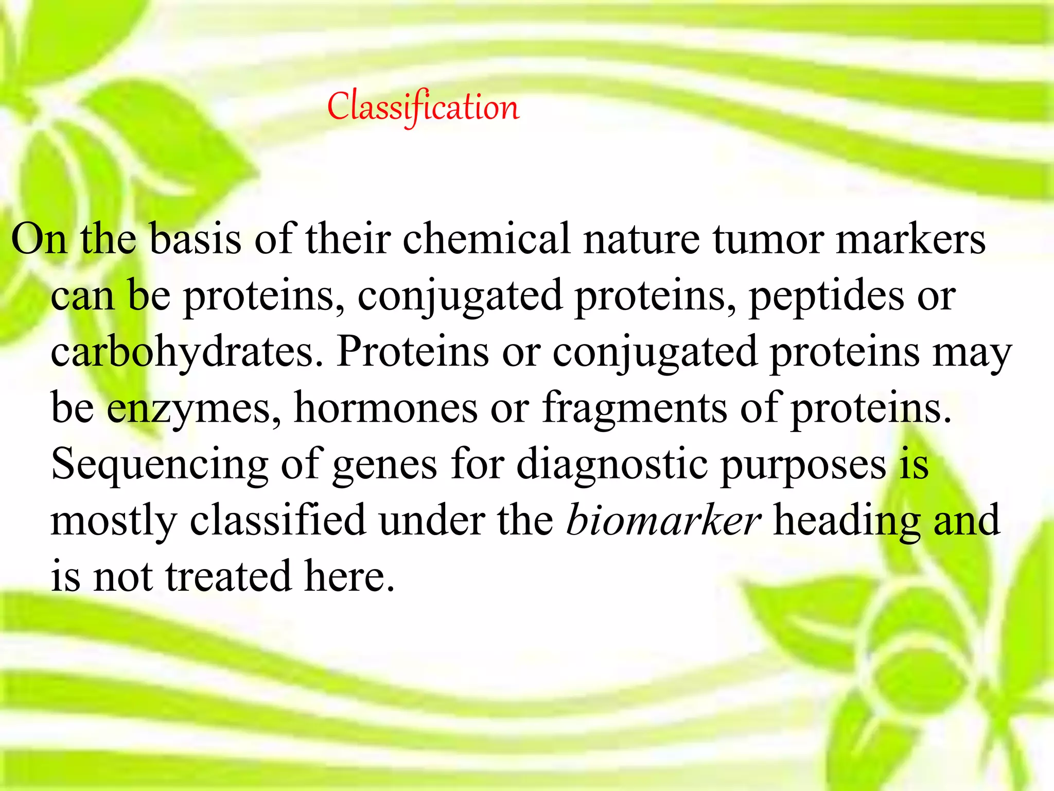 Tumour markers | PPTX