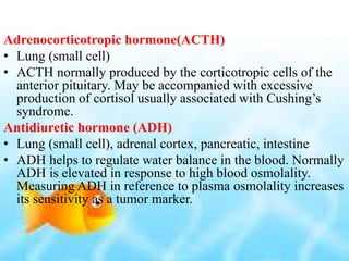 Tumour markers | PPTX