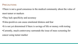Tumour markers | PPTX | Cancer | Diseases and Conditions