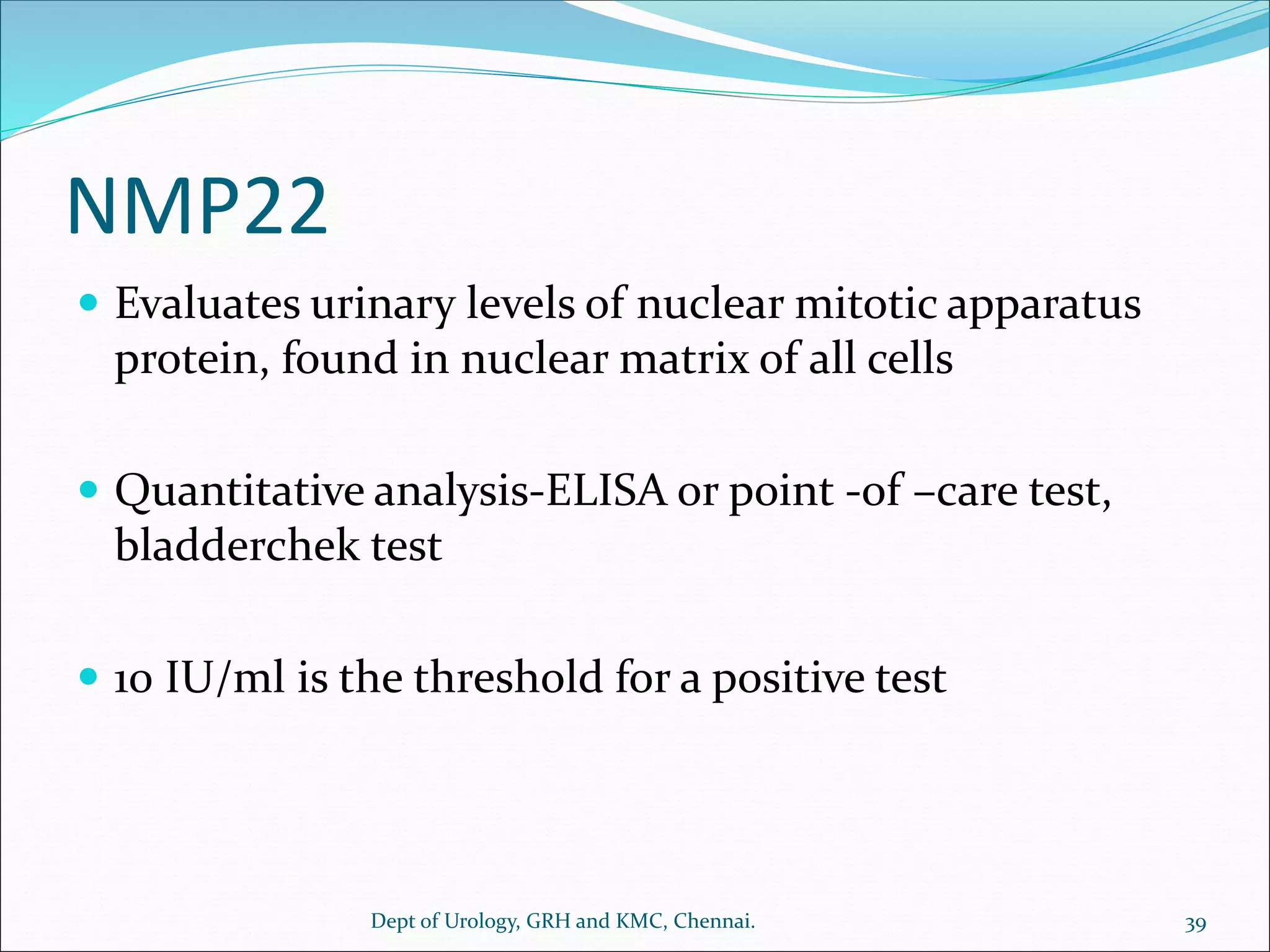 Tumour markers in urology | PDF