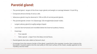 TUMOURS OF parotid gland and salivary glands.pptx