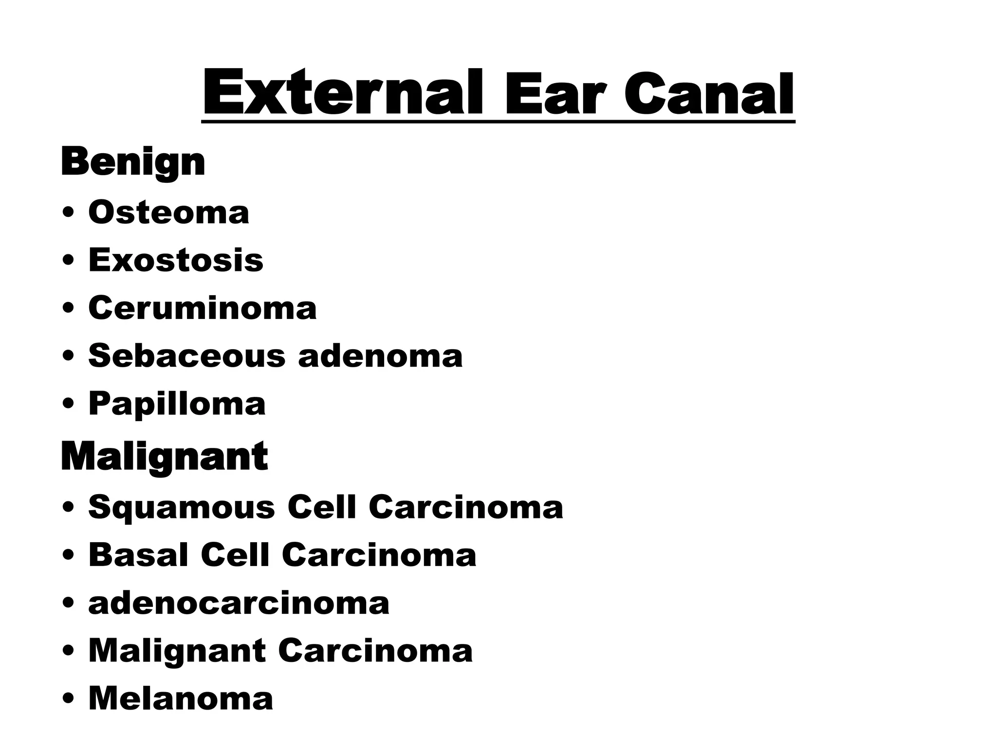 Tumours of Ear | PPTX