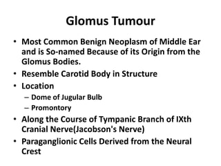 Tumours of Ear | PPTX