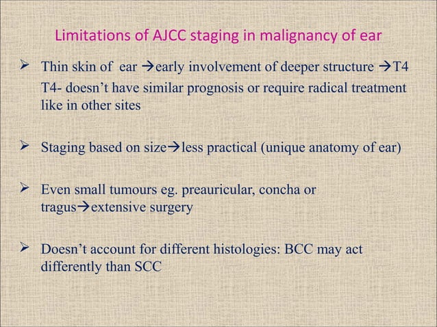 Tumours of external and middle ear | PPT | Cancer | Diseases and Conditions
