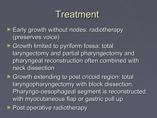 Tumours of hypopharynx | PPT