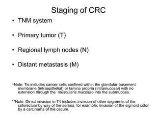 Tumours of large intestine | PPTX