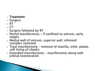 Tumours of nose and pns | PPTX