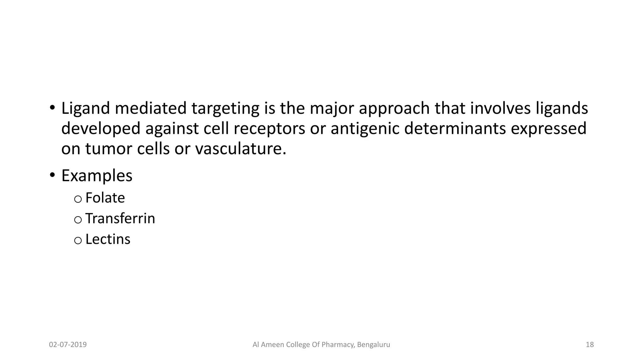 Tumour targeting | PPTX